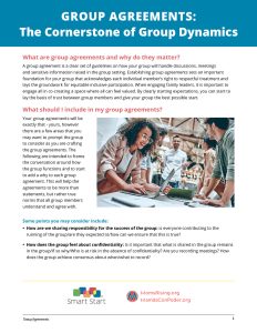 Group Agreements | Smart Start & The North Carolina Partnership for ...