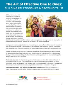 The Art of Effective One to Ones | Smart Start & The North Carolina ...