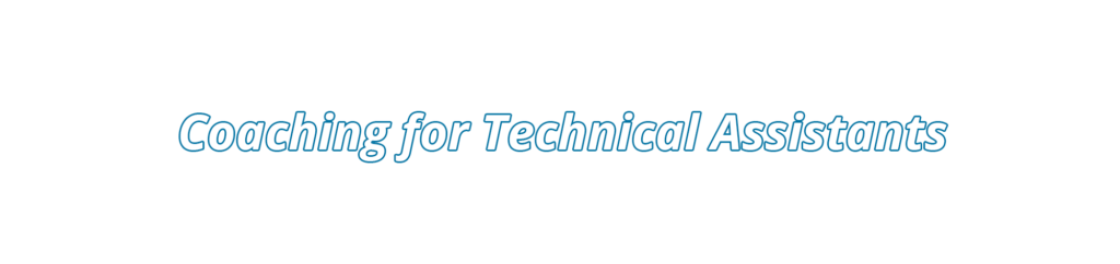 Smart Start’s Coaching for Technical Assistant